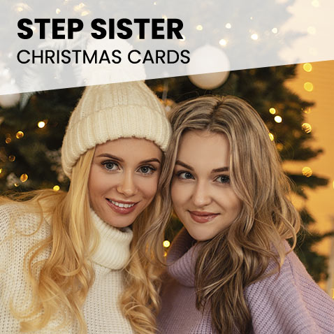 Personalised Step Sister Christmas Cards | Funny, Sweet & Festive ...