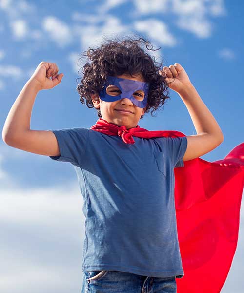 Superhero Greetings Cards– HeyChimp
