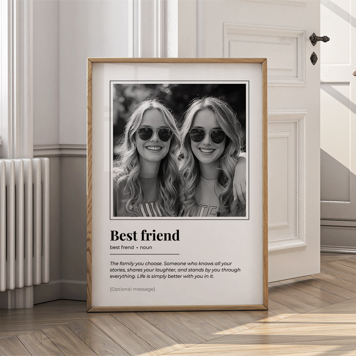 Personalised Best Friend Definition Print | Custom Wall Art Gift– HeyChimp