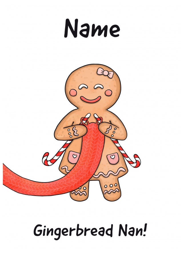 Funny Christmas Card for Nanny, Nan, Grandmother or Grandma ...