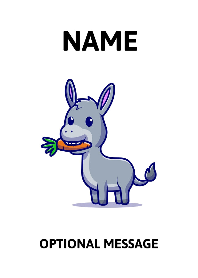 Donkey Greetings Card– HeyChimp