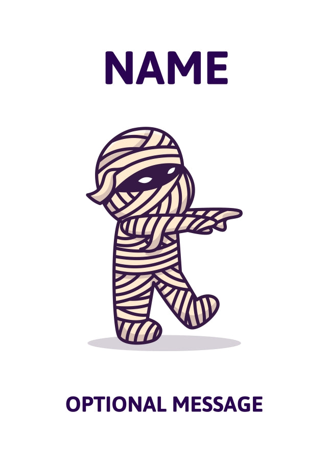Halloween Mummy Greetings Card– HeyChimp