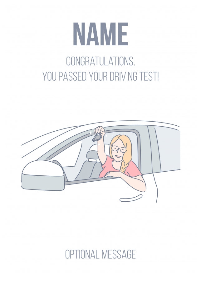 Personalised Congratulations Cards - Passed Driving Test– HeyChimp