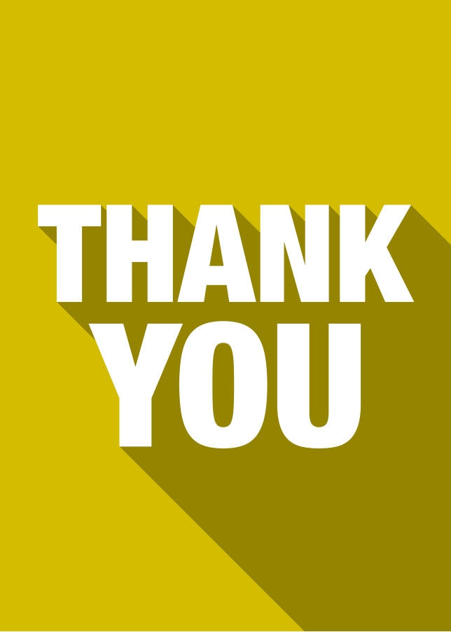 Single Thank You Card for Men & Women - Funny Thank You Cards for Coll ...