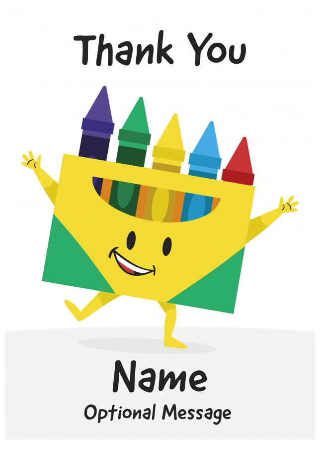 Personalised Thank You Teacher Card for Nursery and Preschool Staff ...