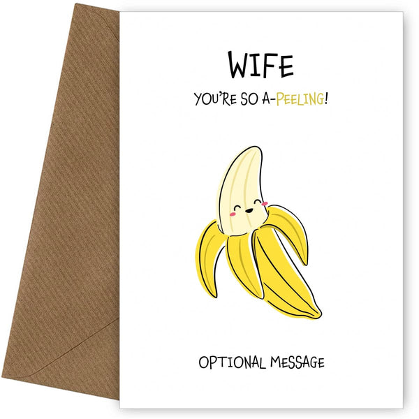 Fruit Pun Birthday Day Card for Boyfriend - You're So Appealing
