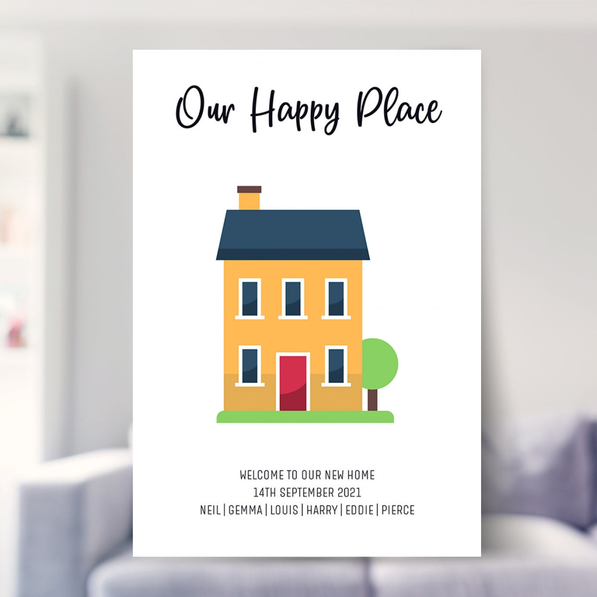 Personalised New Home Gifts for Couples - Family House– HeyChimp