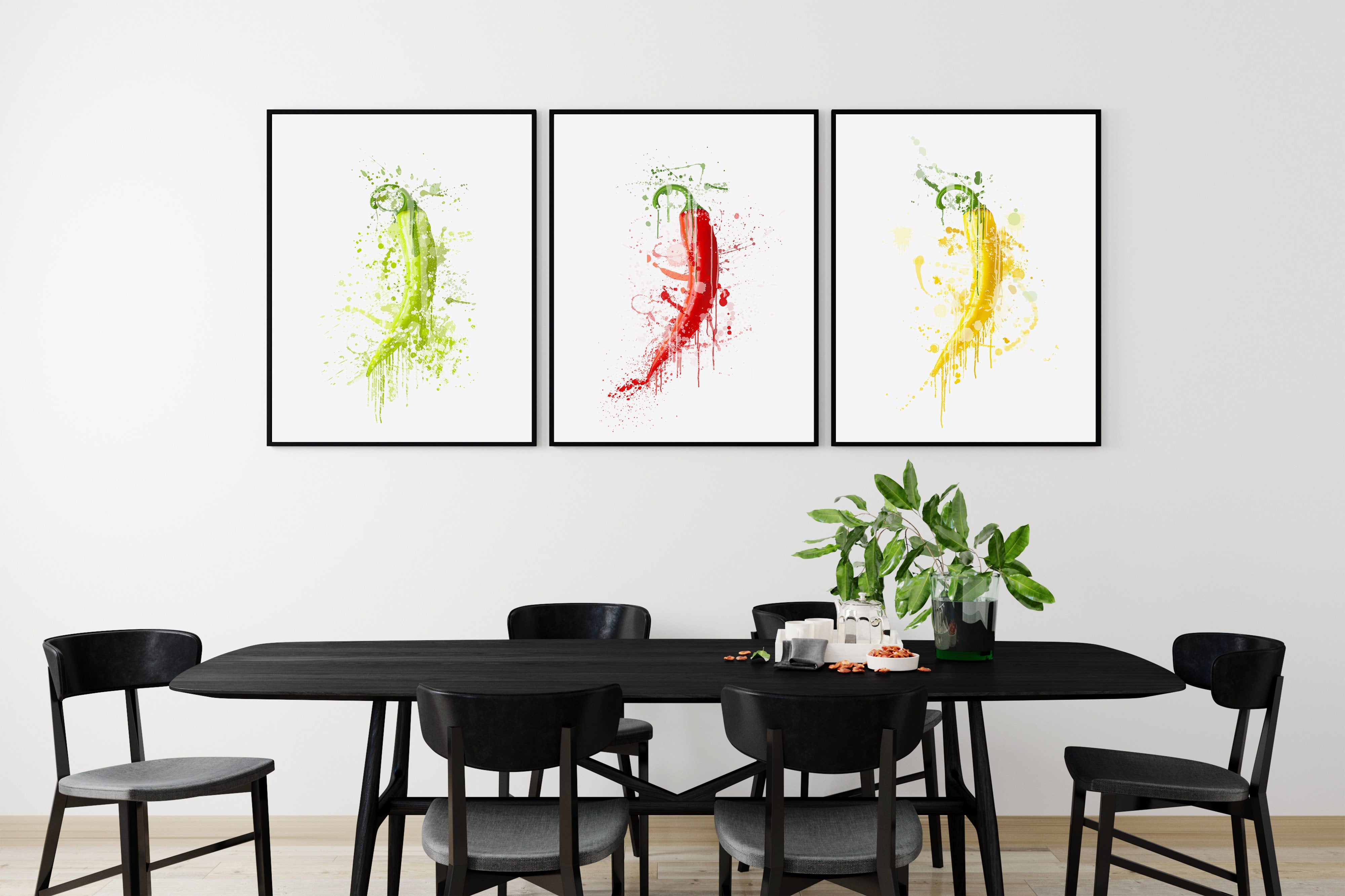 The Chilli Collection - Set of Wall Art Prints– HeyChimp